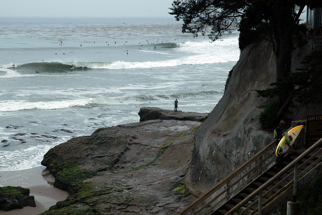 Sunset in Santa Cruz – Learning to Surf